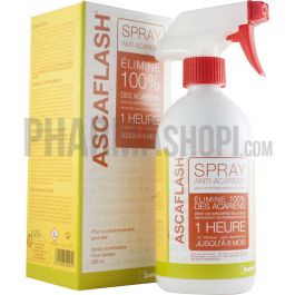Ascaflash spray anti-acariens Zambon : anti acarien efficace