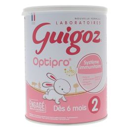 Guigoz optipro lait 2ème âge - 6dès 6 mois pour une alimentation équilibrée