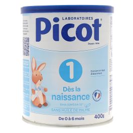 Lait poudre 1er âge standard Picot - lait en poudre 0-6 mois